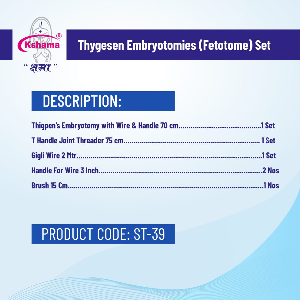 Gynaecology Thygesen Embryotomies (Fetotome) Set for Veterinary ...