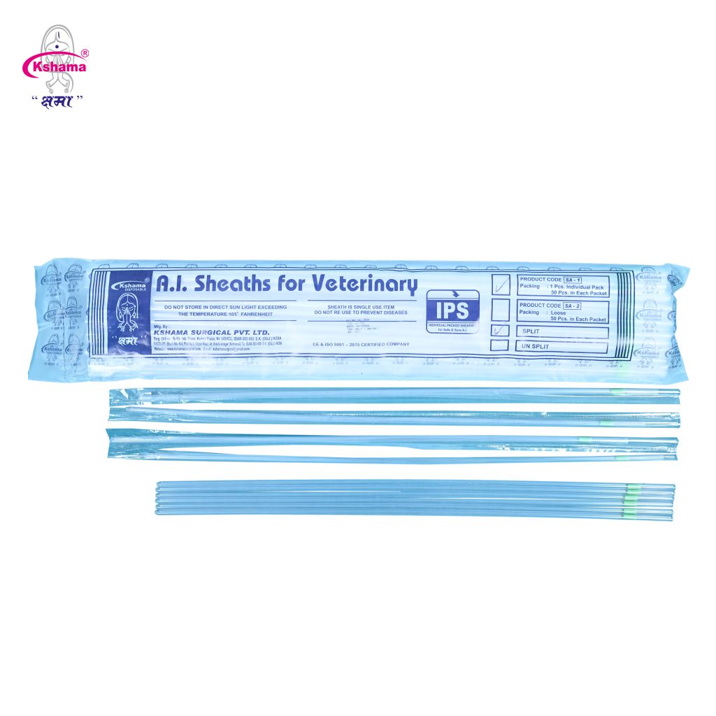 Artificial Insemination Sheaths (ai sheaths) (500 Pcs) Pack of 50 Pcs x ...