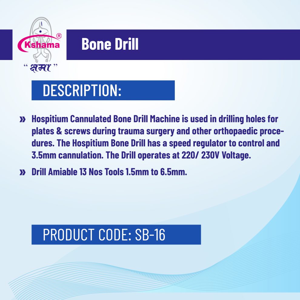 Bone Drill – Veterinary Surgical Tool | ISO Certified India